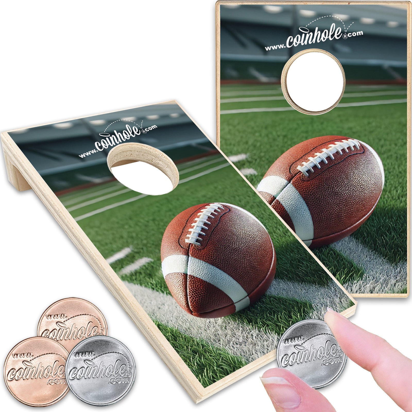 Coinhole - The Quarter Bouncing Board Game