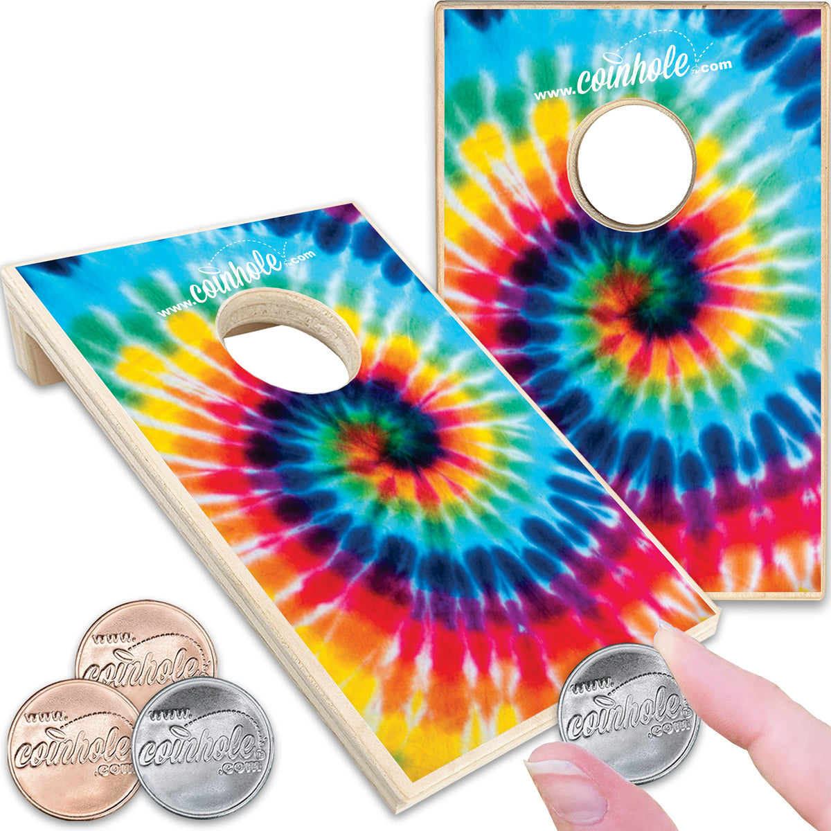 Coinhole - The Quarter Bouncing Board Game