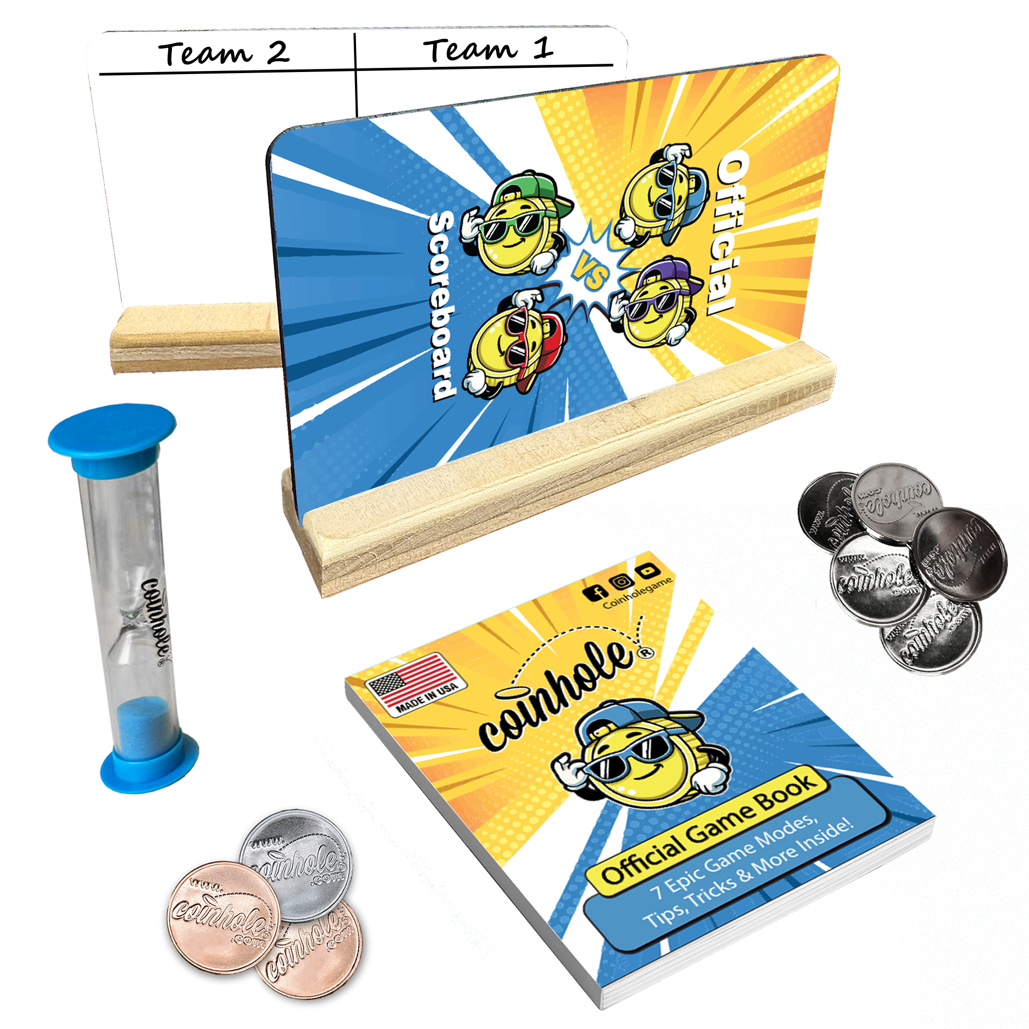 Coinhole® Official Scoreboard - Players Pack