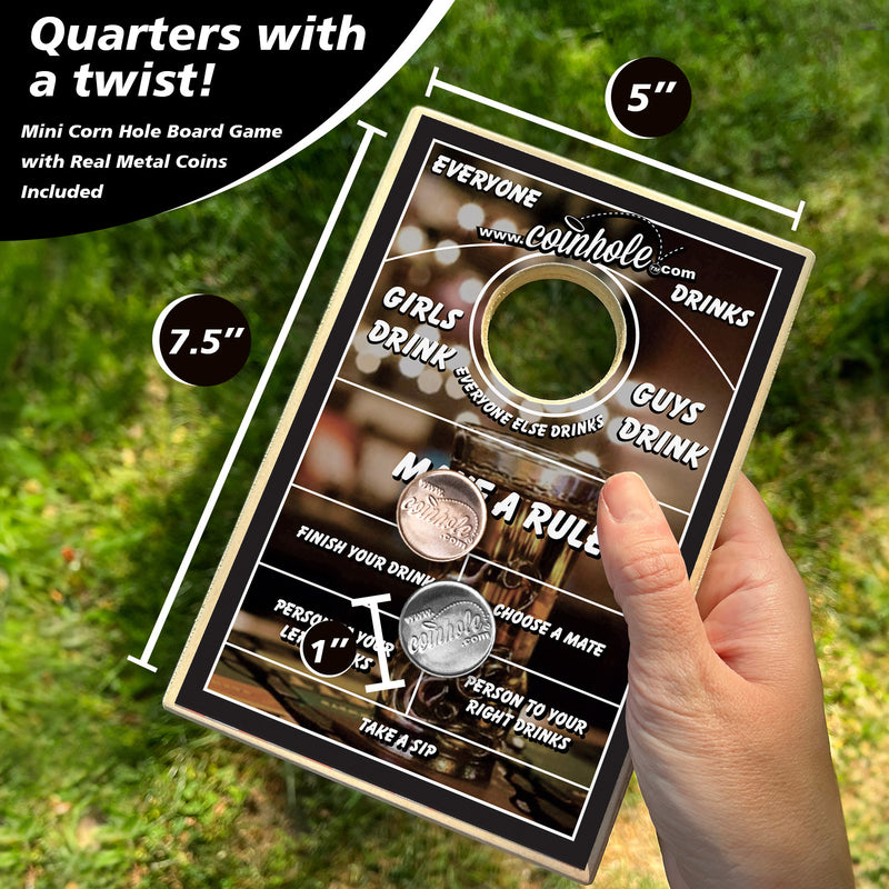 Drinking Game Coinhole® Full Game Set