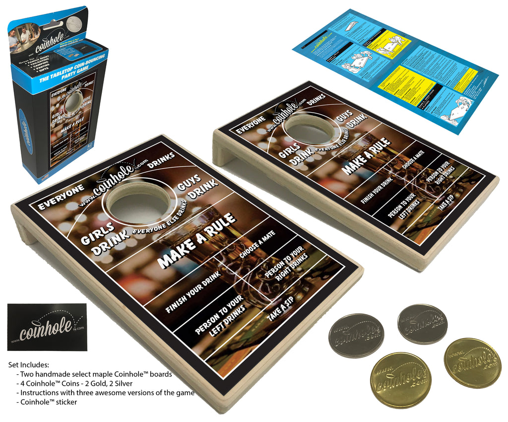 Drinking Game Coinhole® Full Game Set